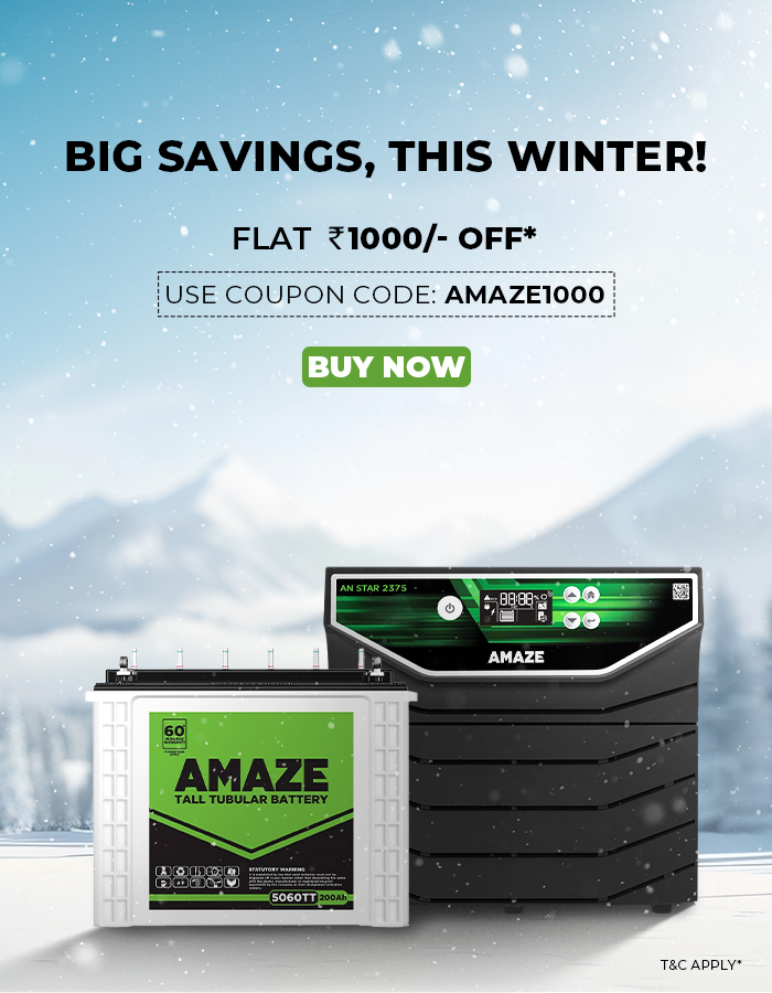 Best Inverter Battery Brand | Best Solar Inverter Company - Amaze India